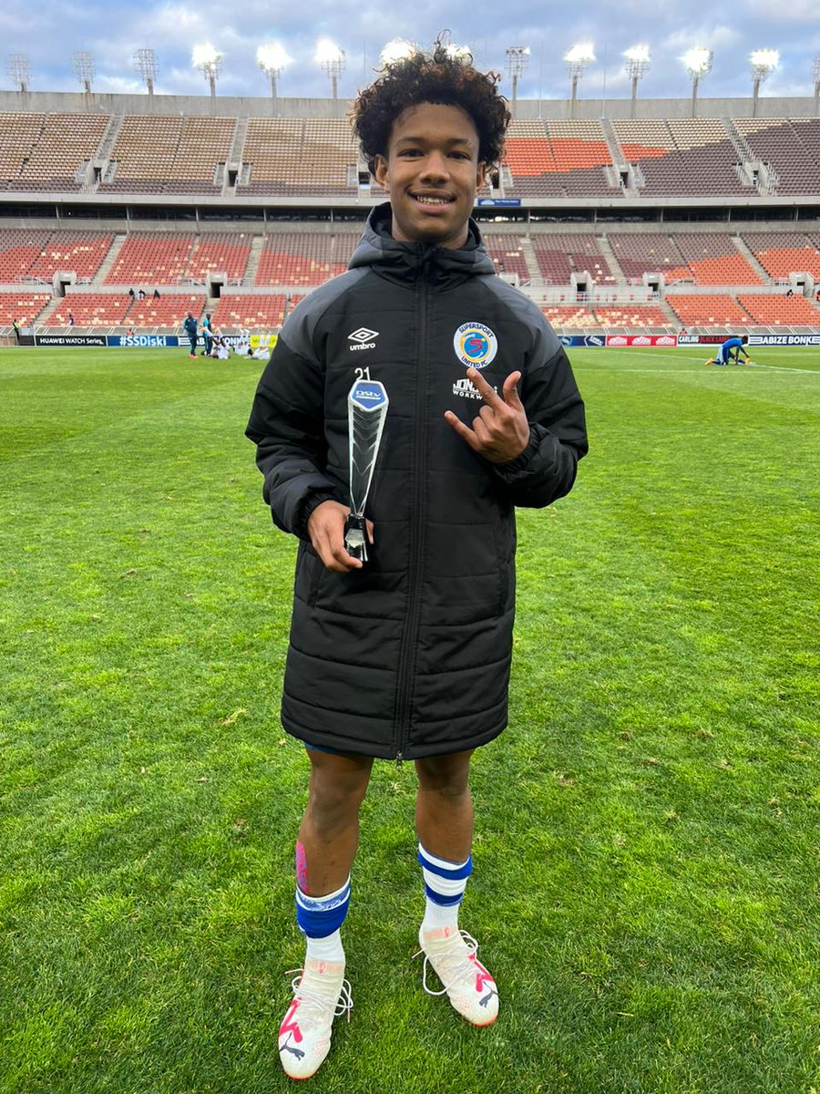 Senior team debutant Shandre Campbell wins award - SuperSport United ...